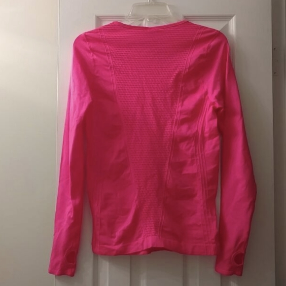 Fabletics | Tops | Womens Fabletics Arta Hot Pink Long Sleeve Seamless ...